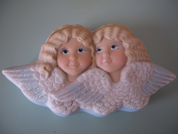 Ceramic Angel Trinket Box | Etsy