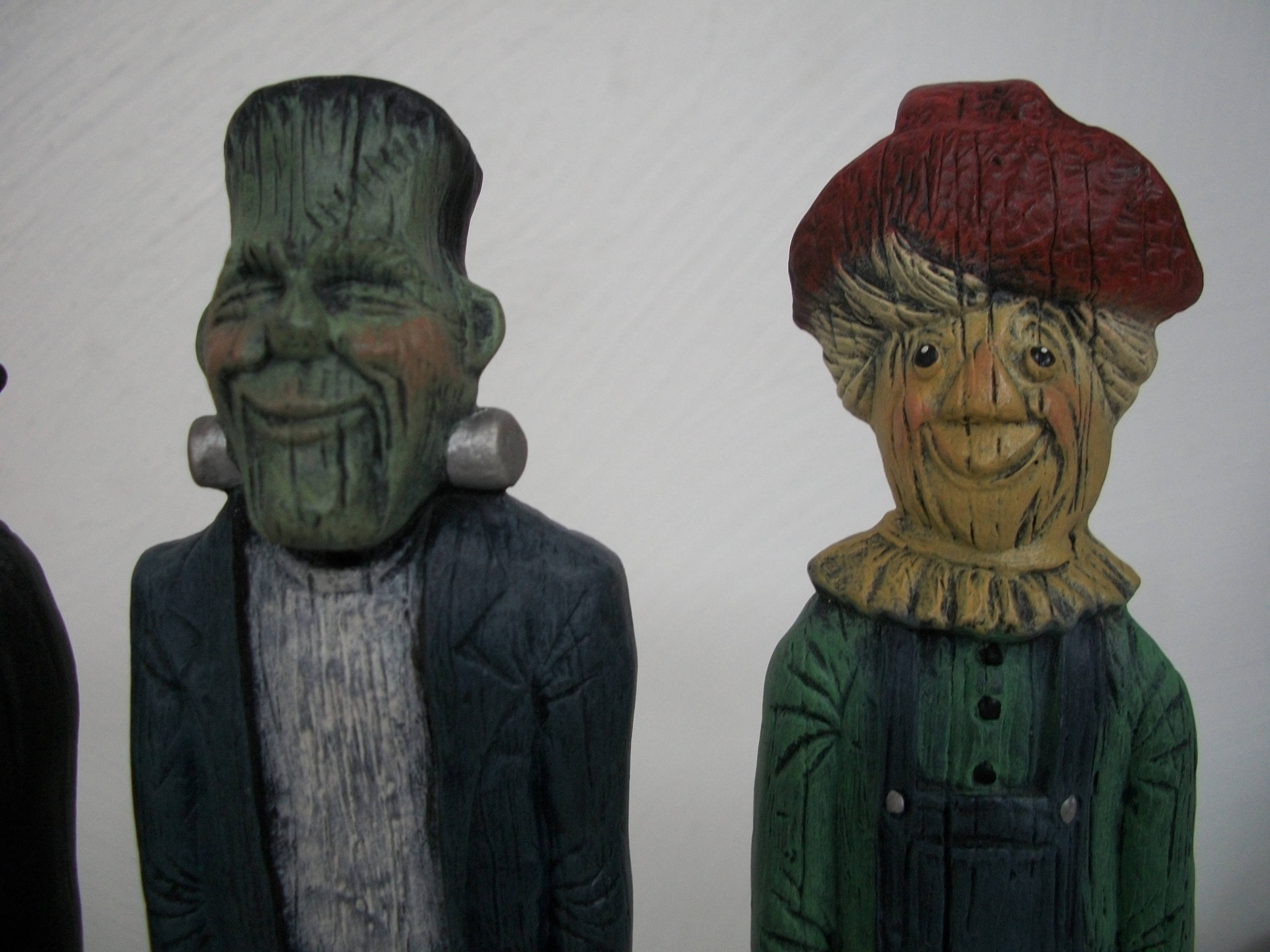 Ceramic Halloween Vampire,frankenstein,ghost,scarecrow Halloween ...