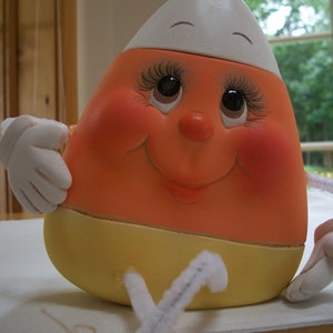 Halloween Ceramic Candy Corn Noggin - Etsy