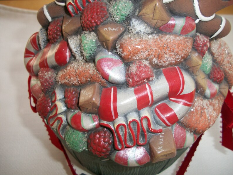 Ceramic Christmas Gingerbread Man, Christmas,candy Basket - Etsy