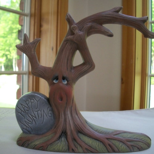 Spooky Tree Halloween Decoration Ceramic Halloween Tree - Etsy