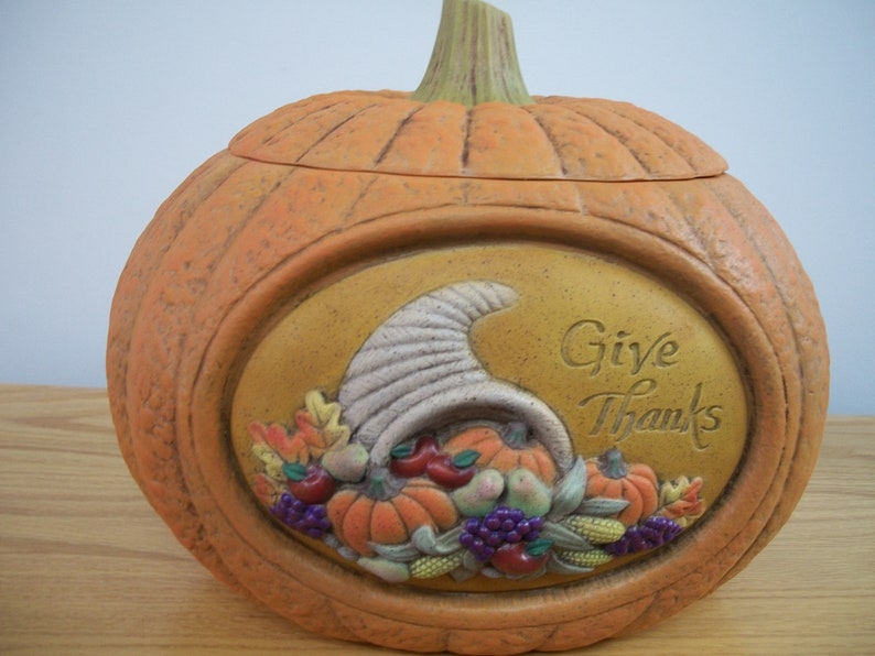 Ceramic Pumpkin Halloweenthanksgivingfall Decoration - Etsy