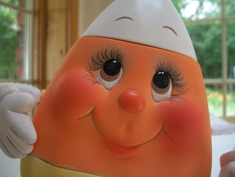 Halloween Ceramic Candy Corn Noggin | Etsy