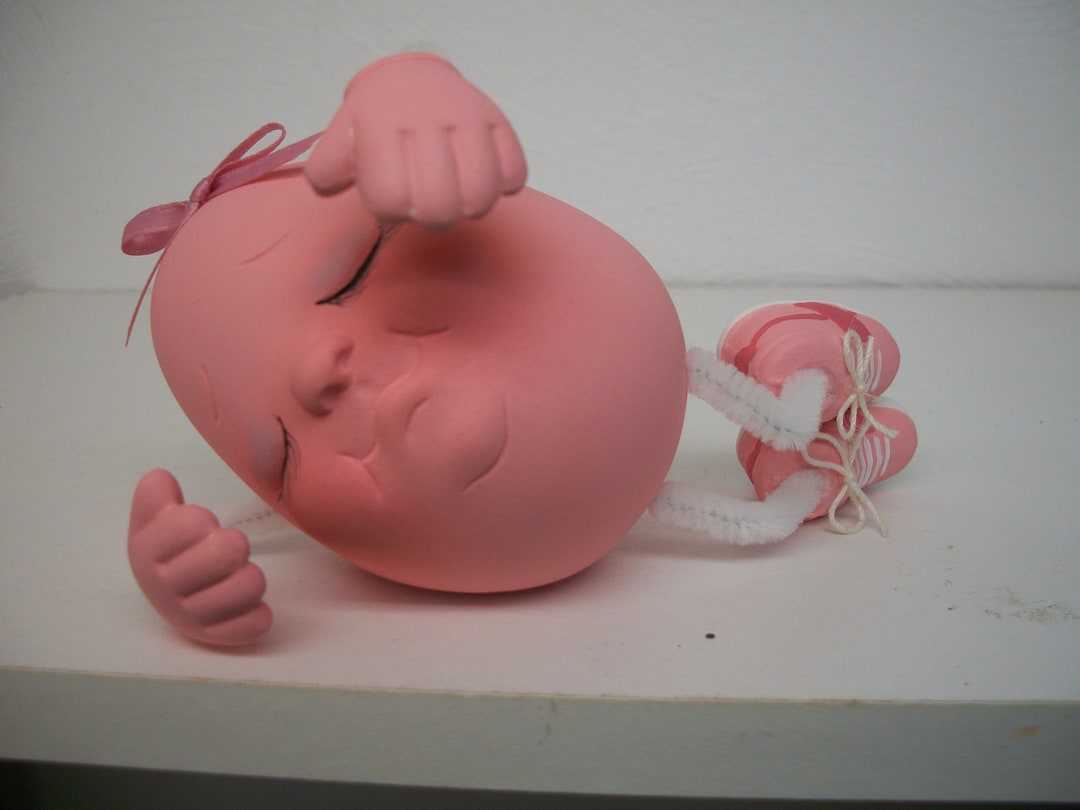 Ceramic Easter Egg Noggin Second Edition Bright Pink - Etsy