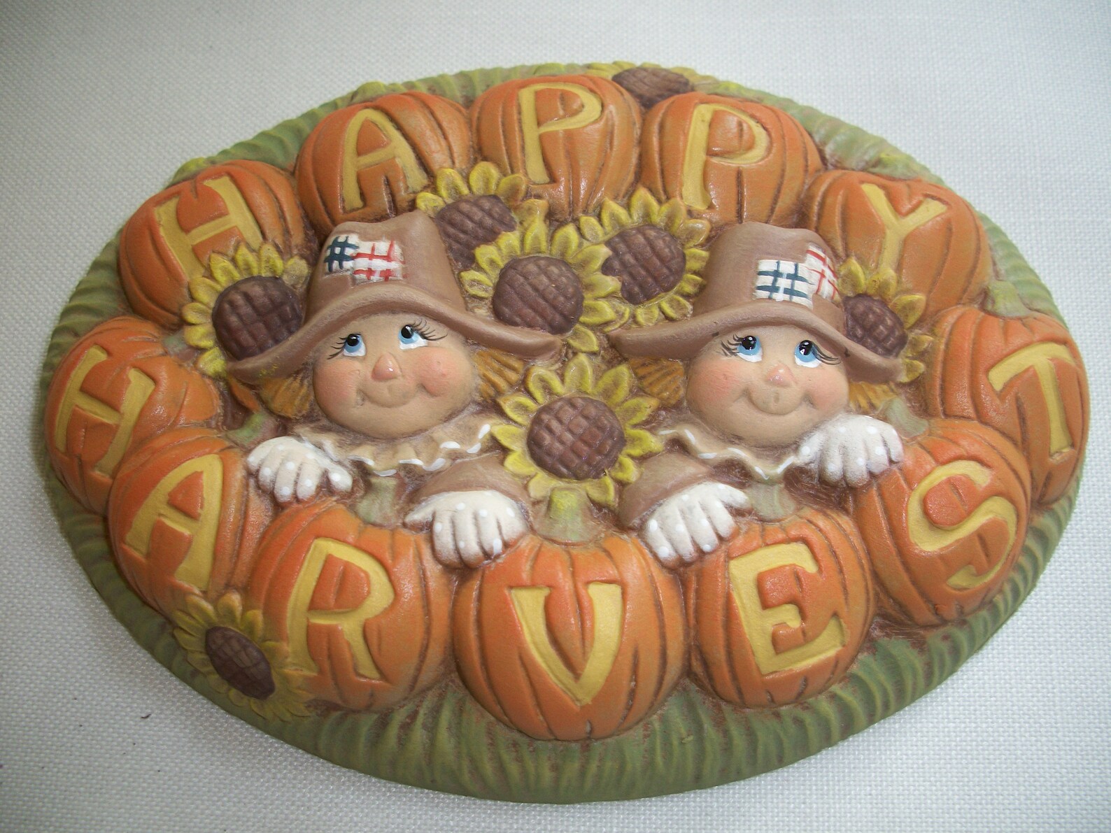 Ceramic Pumpkin Halloweenthanksgivingfall Decoration - Etsy