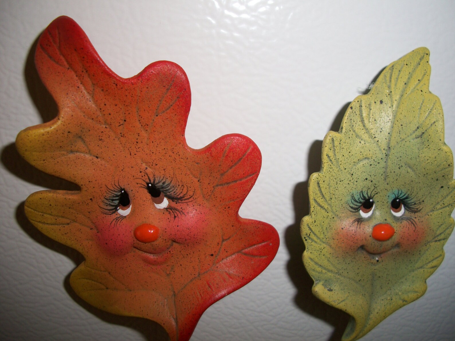 Ceramic Fall Leaf Refrigerator Magnetsset of 8 Halloweenfall | Etsy