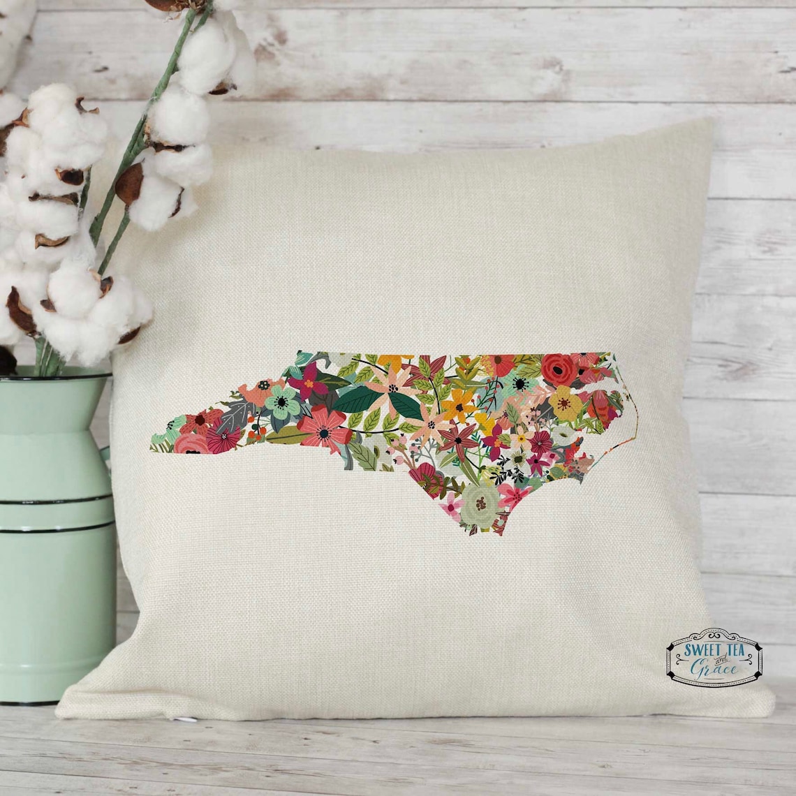 Pillow Cover Pillow Pillow Case Custom State Farmhouse | Etsy