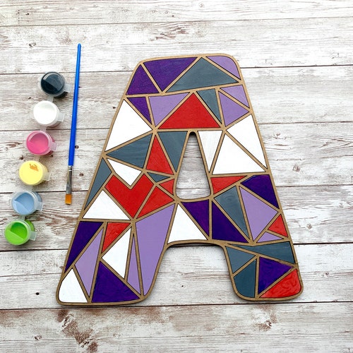 Paint Your Own Name Kit Painting Craft Kids Crafts Party - Etsy