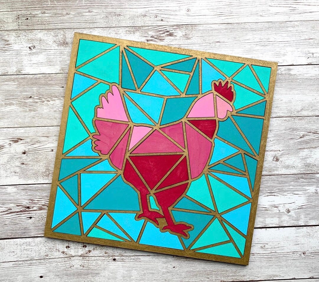 Paint Your Own, Chicken Paint Kit, DIY, Paint Party, Girls Night, Kids ...