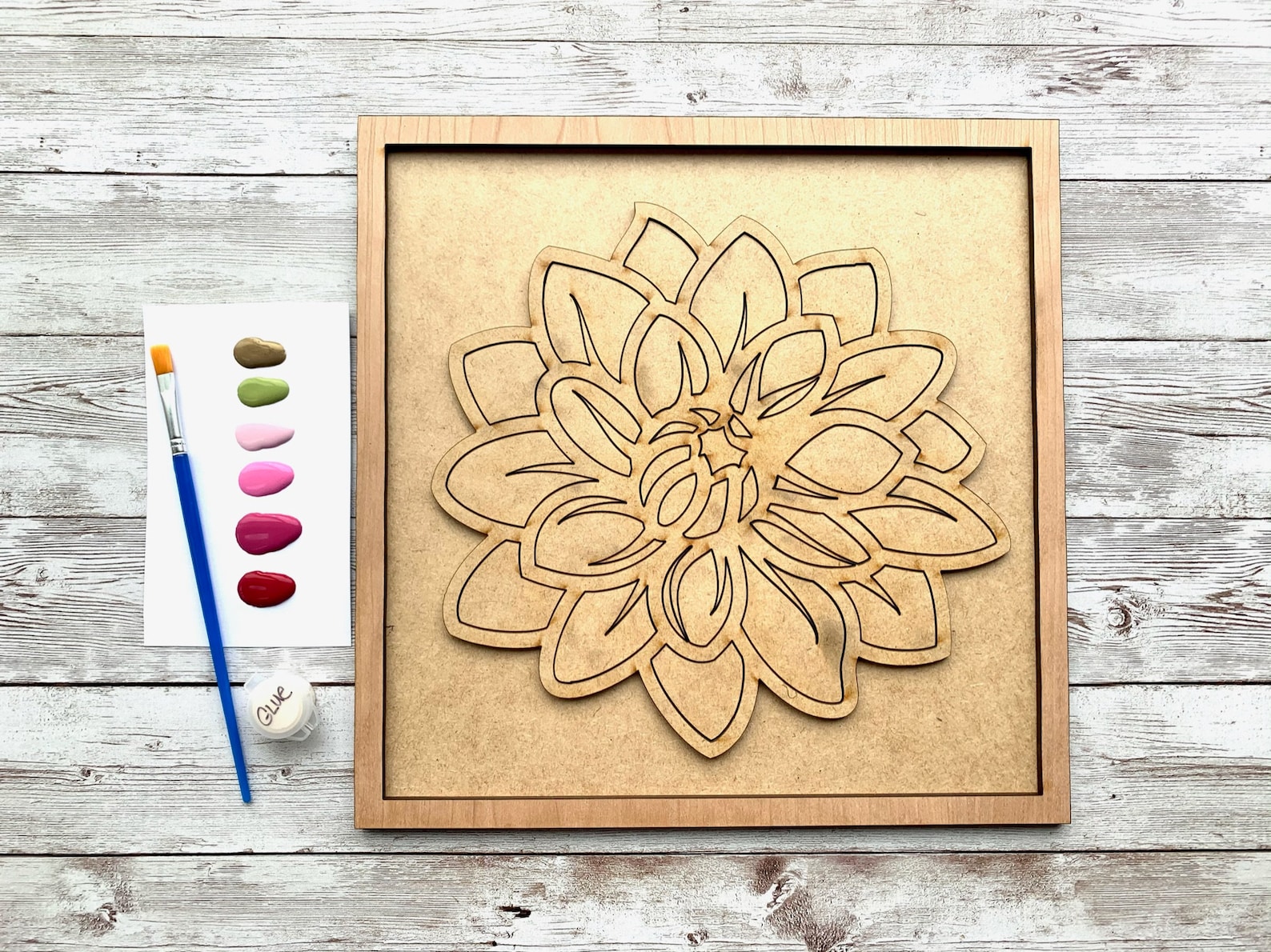 Paint Your Own, Floral DIY Paint Kit, Paint Party, Girls Night, Craft ...