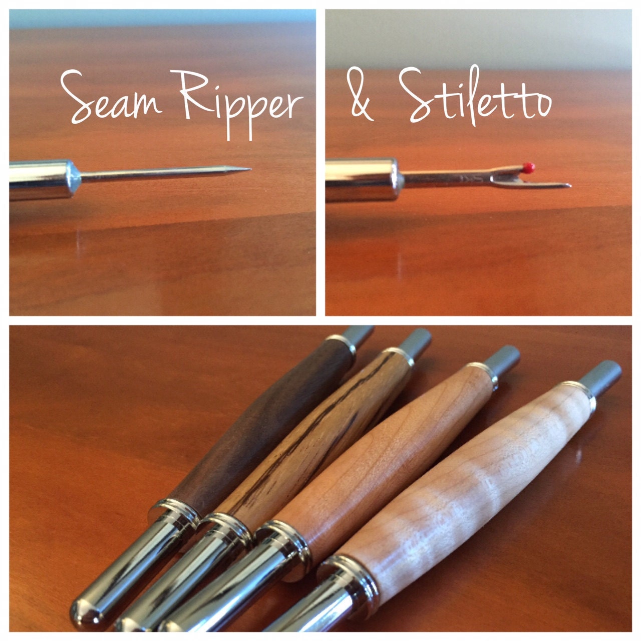 Tatting & Lacemaking Quilters seam ripper Seam ripper and stiletto ...