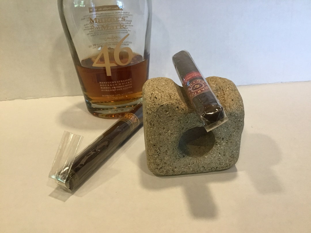 Cigar Rest Cigar Stand Natural Lake Washed & Sanded Smooth Cigar Holder ...