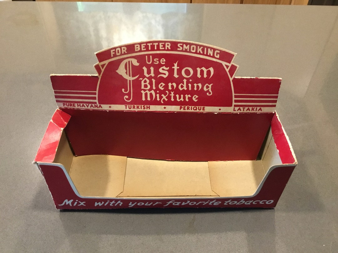 1930 1940 Tobacco Counter Display Box John Weisert Tobacco Co, St Louis ...
