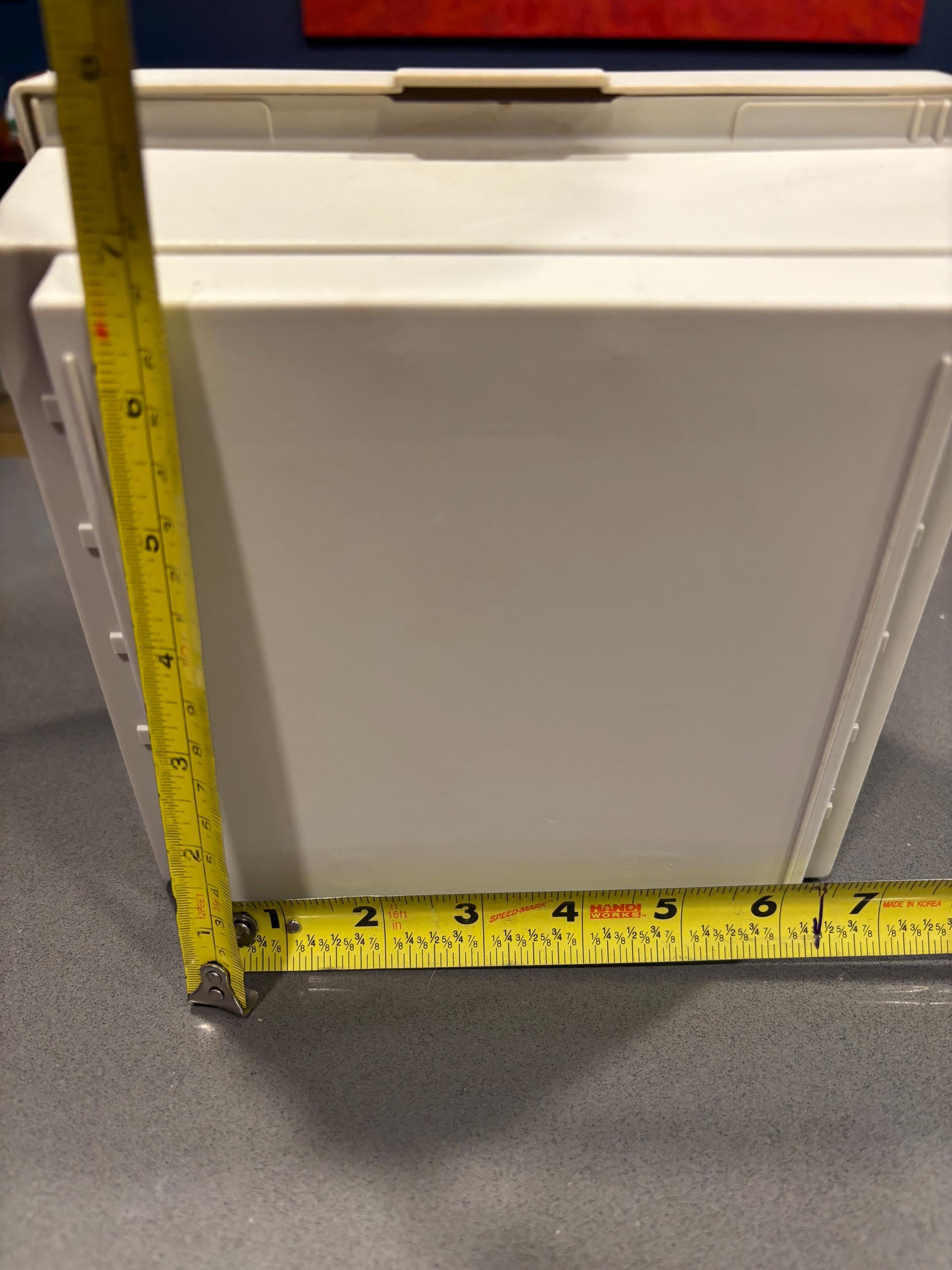 MEMOREX 1980s Floppy Disk Storage Holder/computer Disk Container Box W ...