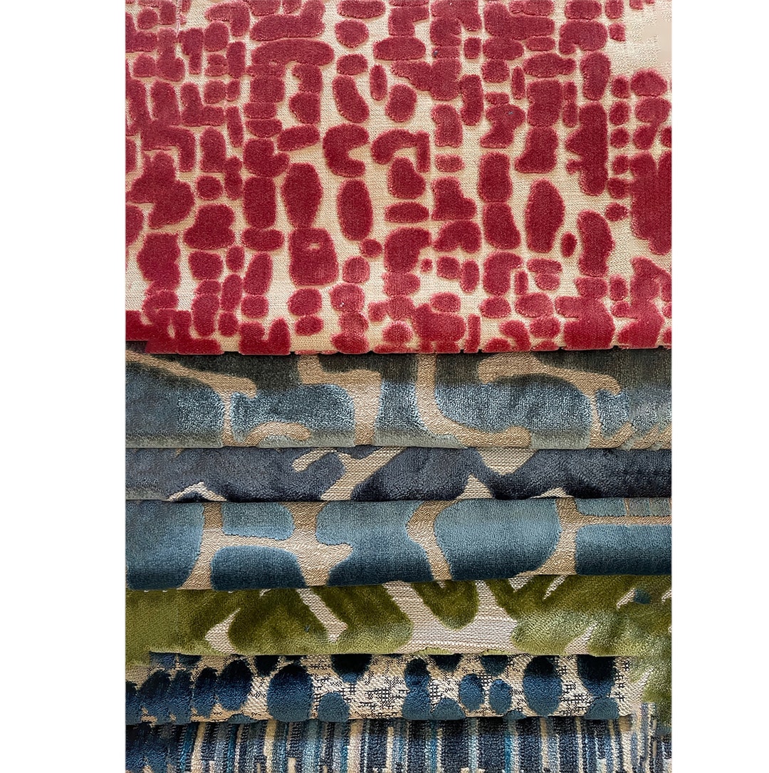 Fabric Scraps, Designer Velvet Fabric Bundle Remnants, Bolt Ends - Etsy