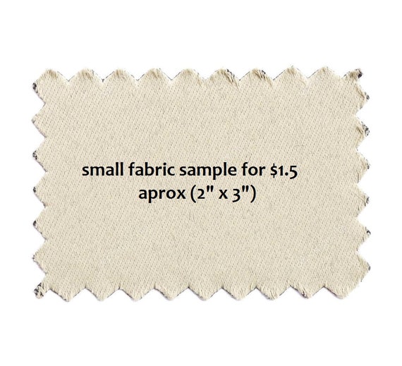 Fabric Swatch Fabric Sample Small fabric sample | Etsy