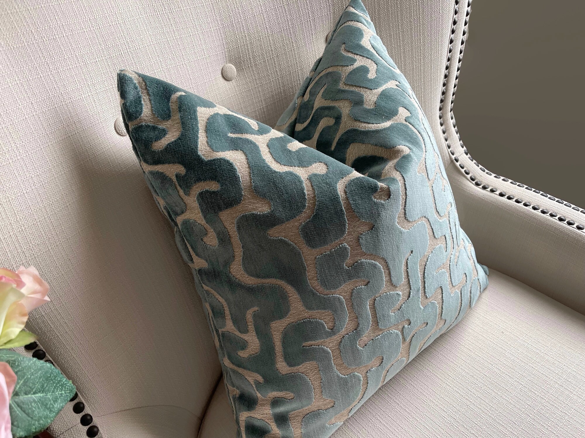 Pillow Cover From High End Velvet Fabric Luxurious Throw - Etsy