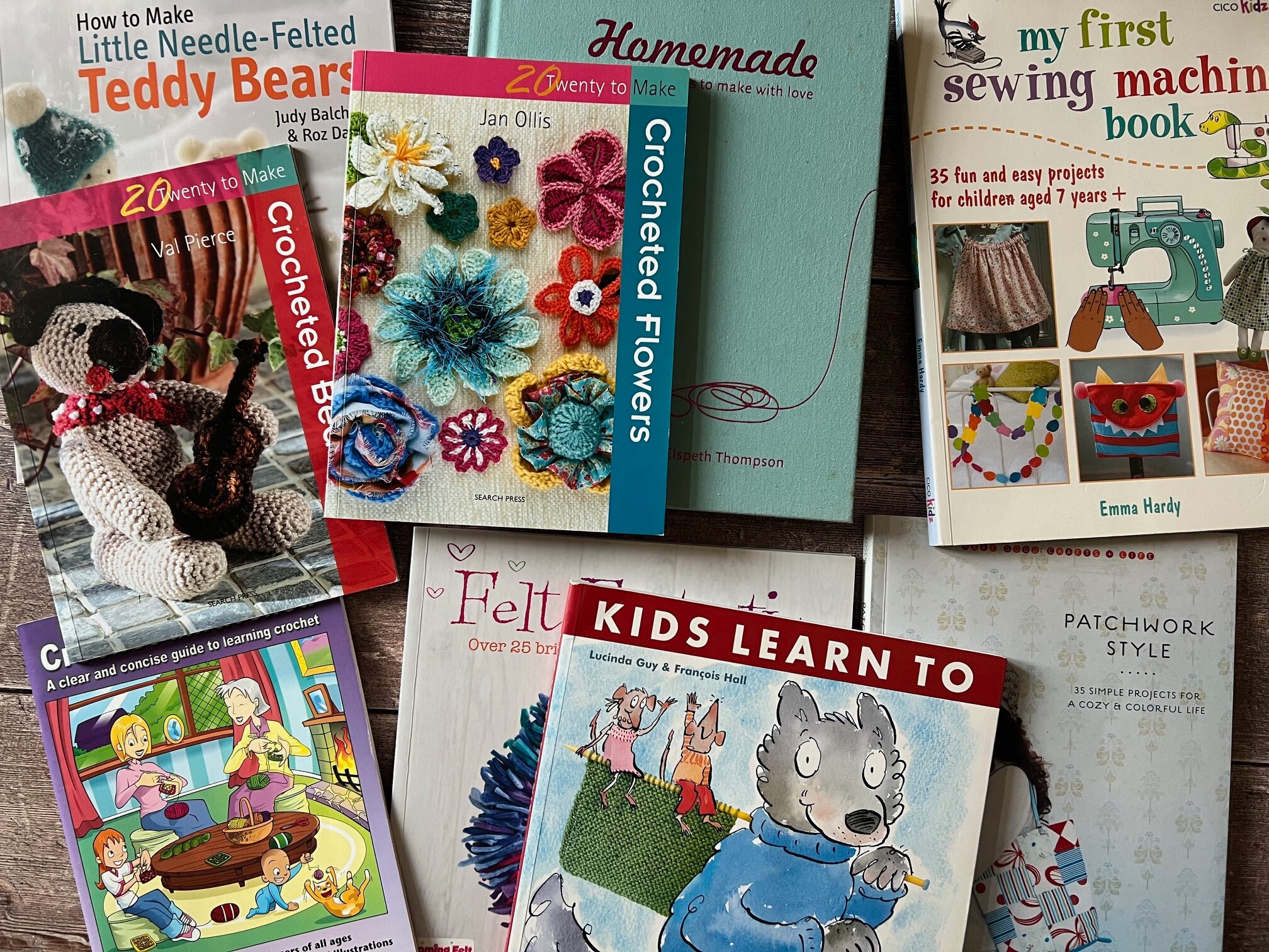 Craft Pre-loved Books: Crochet, Knitting, Felting, Patchwork - Etsy