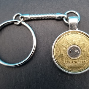 Los Angeles Transit Token Key Chain - Etsy