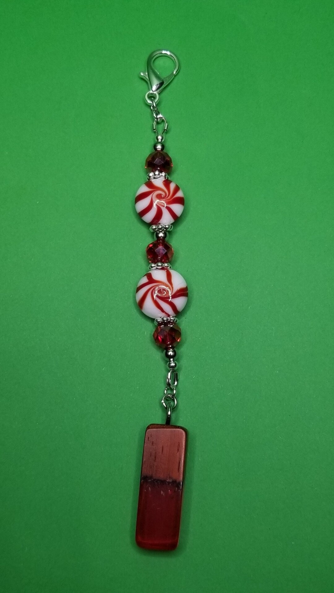 Wood and Resin Christmas Fob - Etsy