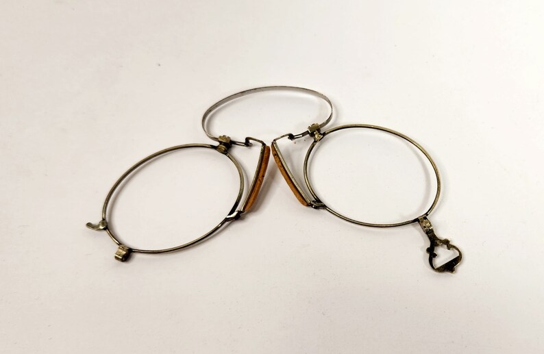 Antique NOS Pince Nez Eyeglasses. New Pinch Nose Eyeglasses. - Etsy