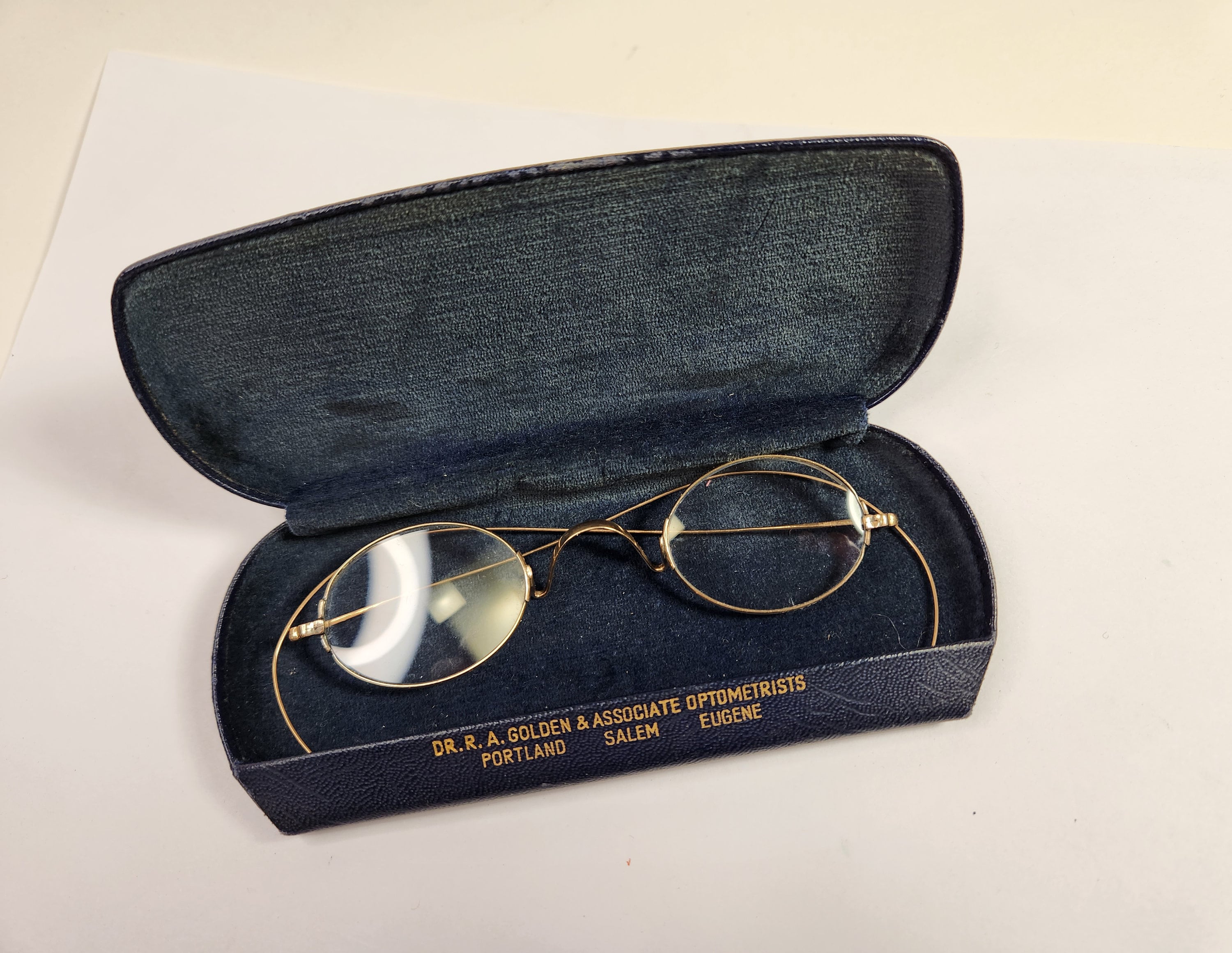 10k Solid Gold Spectacles Excellent Condition Antique 250 Readers Early 20th Century