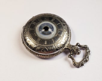 Glass Pocket Watch | Etsy