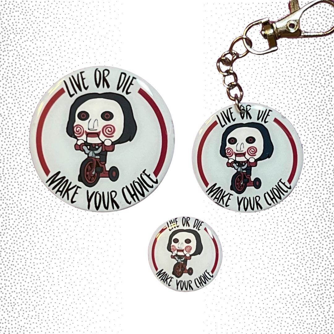SAW Billy the Puppet - Magnet, Pin or Keychain - Etsy