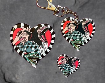 Mini Beetlejuice Adam & Barbara Metal Yard Stake - Etsy