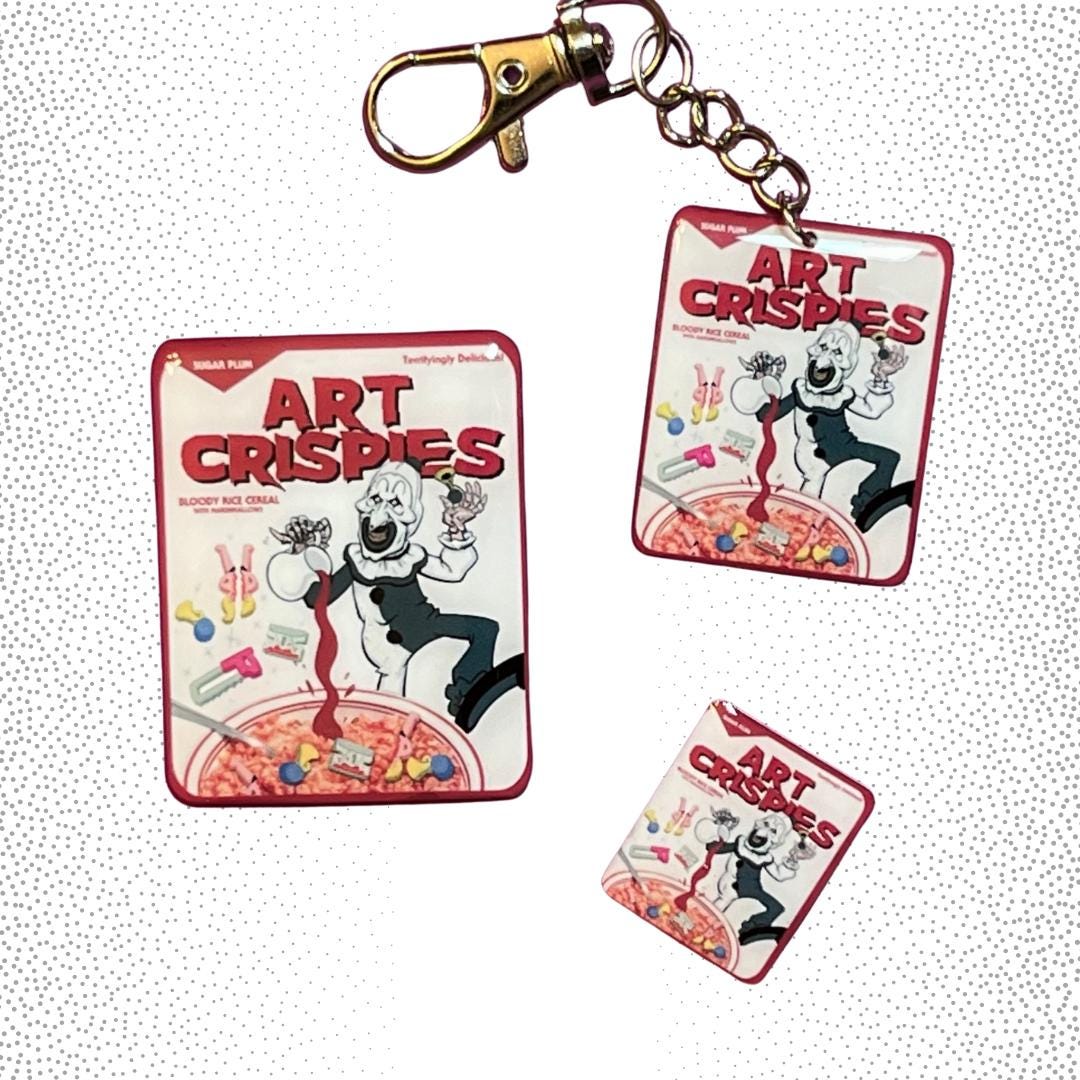 Horror Clown Cereal - Magnet, Pin or Keychain - Etsy