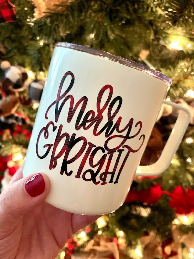 Christmas Coffee Mugs Insulated Coffee Travel Mugs Christmas - Etsy Italia