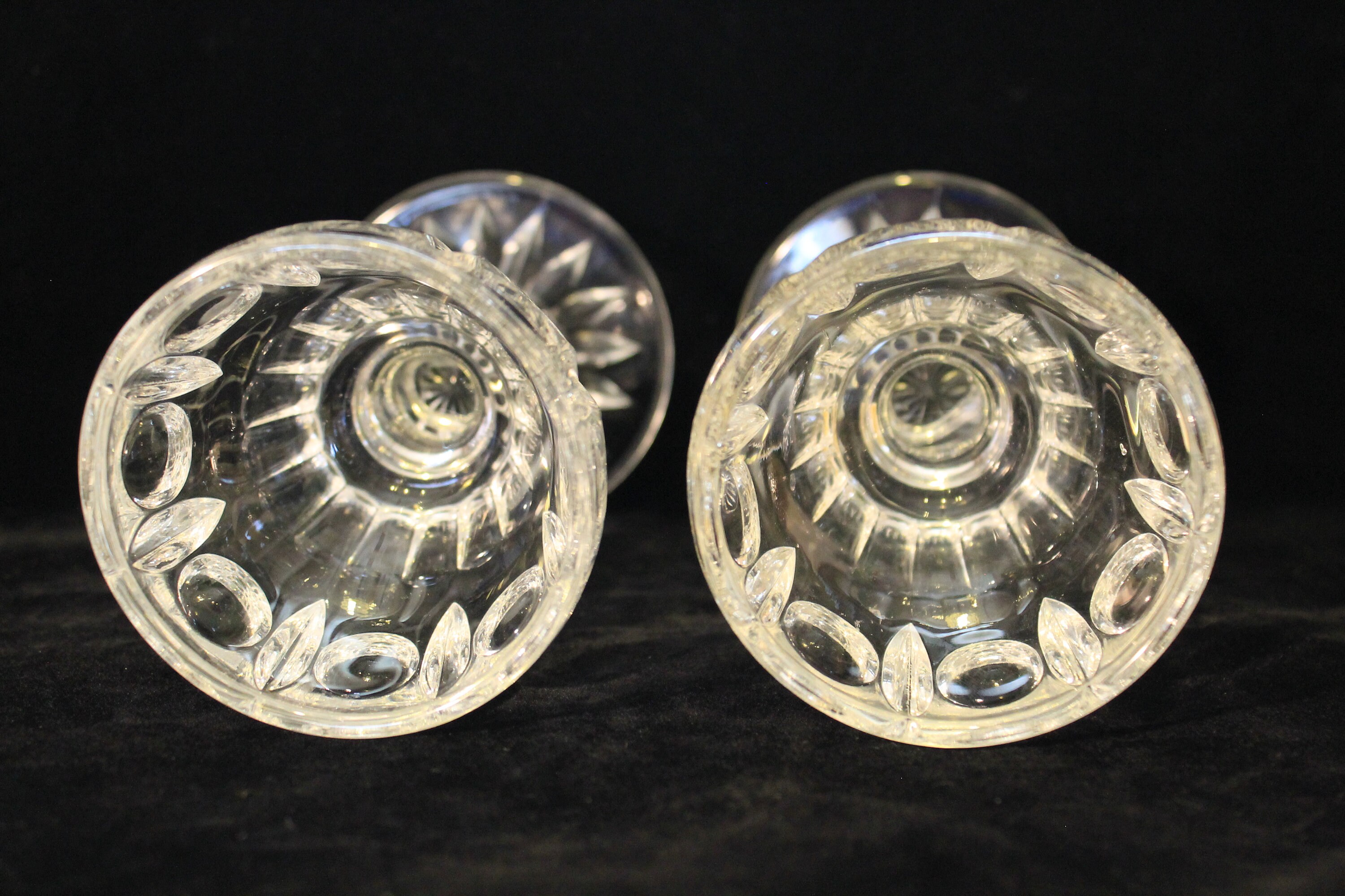 Colony Glassware CLASSIQUE Wine Glasses Set of 2 Clear Glass | Etsy