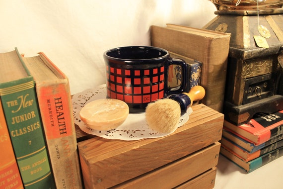 Vintage pierre Cardin Shaving Mug Set With Brush - Etsy