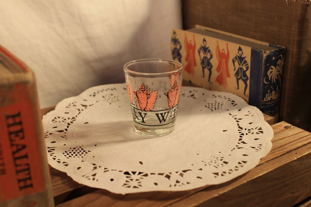 Vintage Key West, Florida Conk Shell Shot Glass Malloy Market 1986 - Etsy