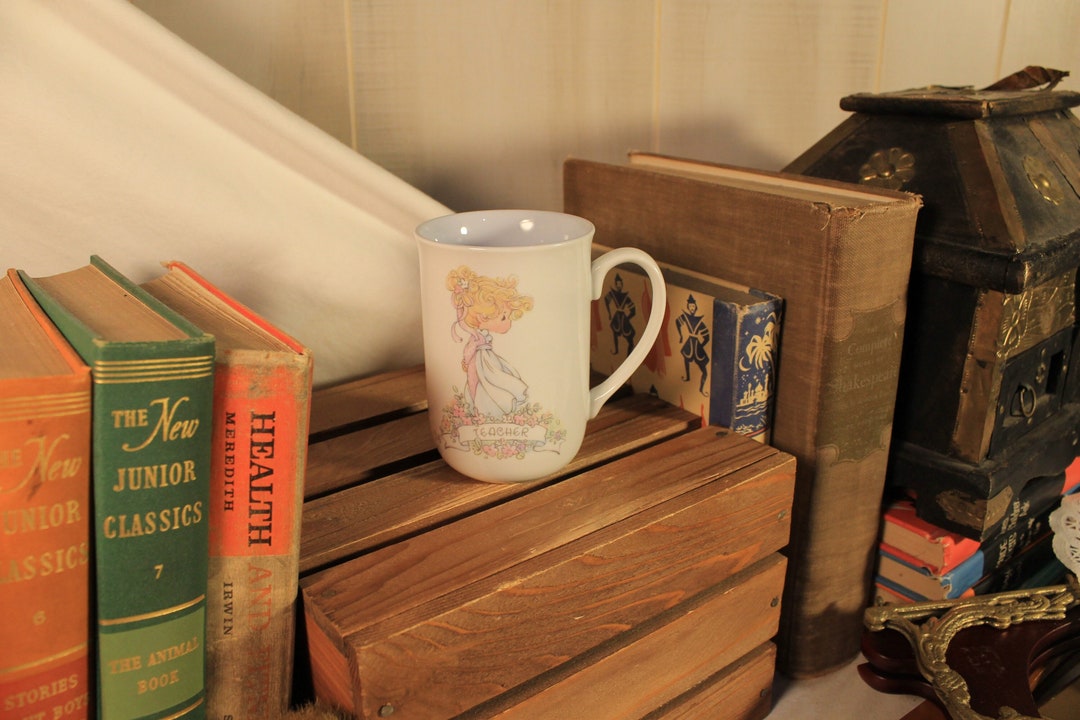 Vintage Precious Moments teacher Coffee Mug or Tea Cup 1990 Stock X371 ...