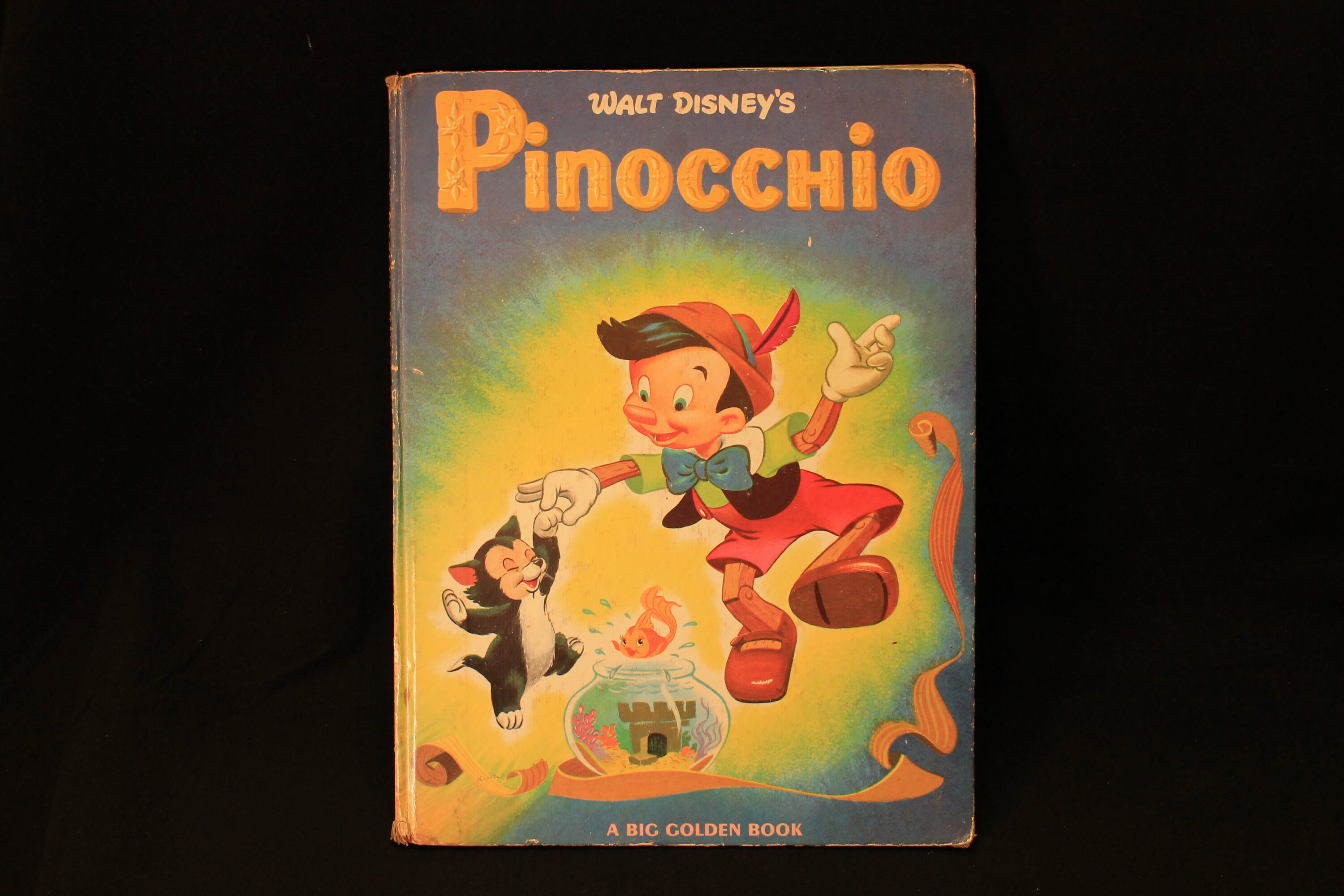 Walt Disney's Pinocchio Vintage Hard Cover Children's | Etsy