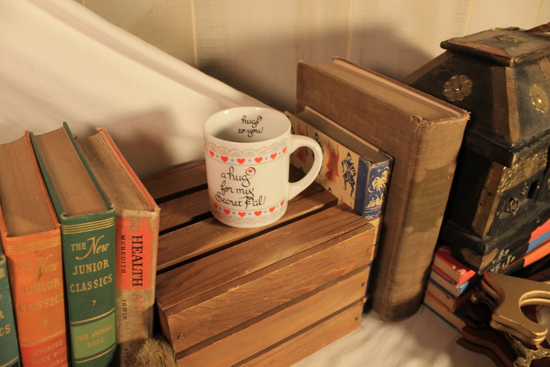 Vintage A Hug for My Secret Pal! Coffee Mug Abbey Press Stock #X684 - Etsy