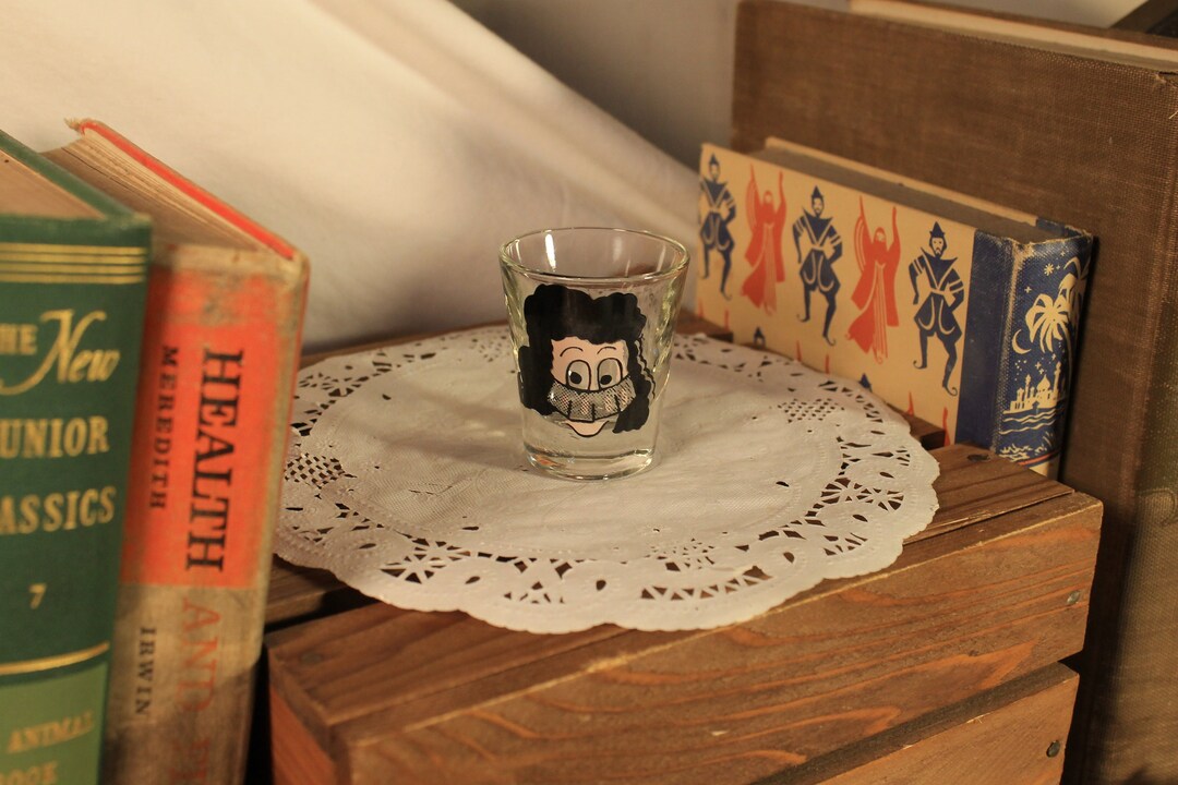 Vintage moving Eye Harem Girl Shot Glass one is My Limit Stock A175 - Etsy