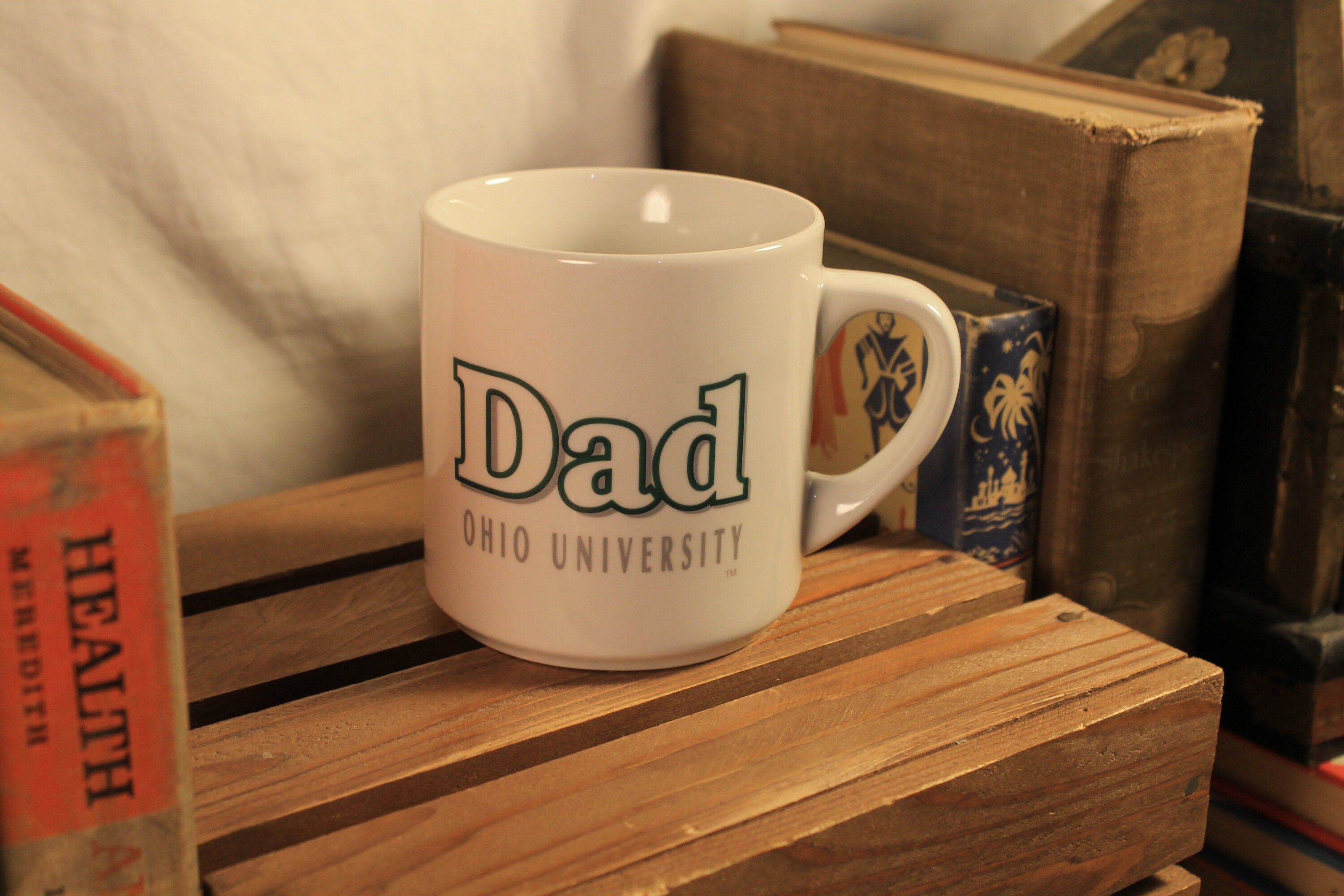 Vintage Ohio University Dad Mug Home & Living Kitchen & Dining etna.com.pe