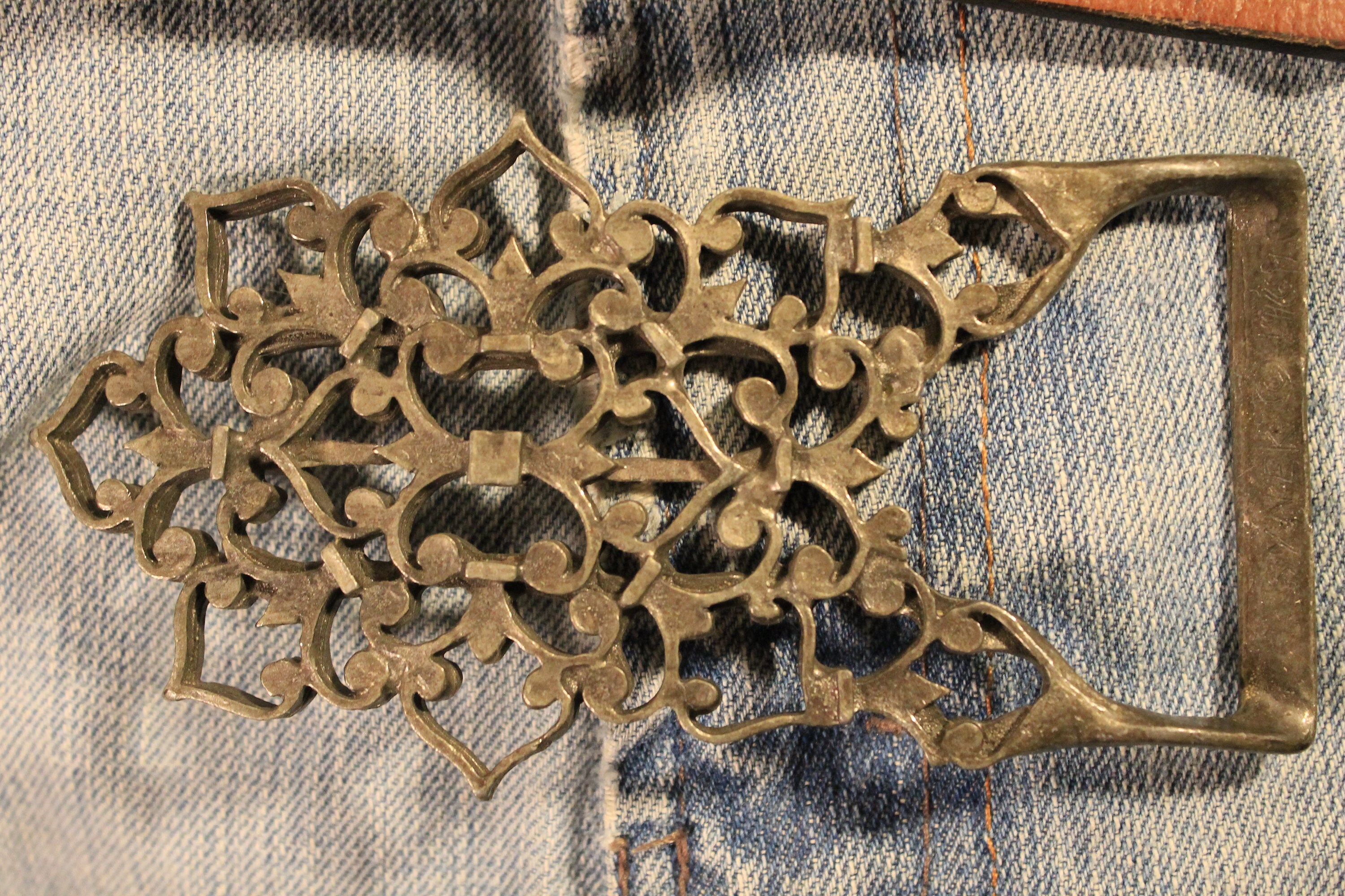 Vintage Rare Hand Cast Belt Buckle by SYNEK 1969 Stock B011 - Etsy
