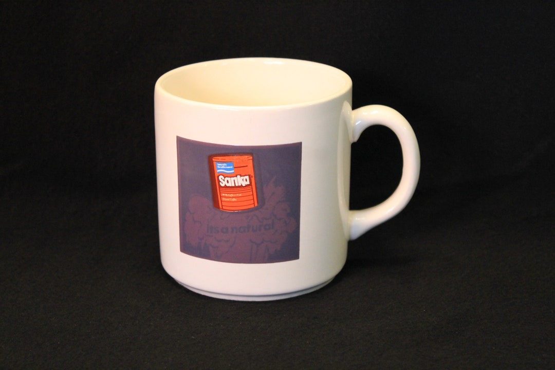Vintage SANKA Ceramic Mug Cup Decaf "magic" Color Change - Etsy