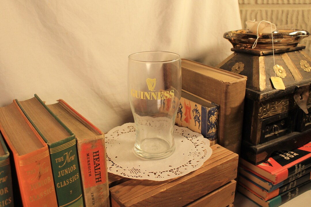 Vintage Guinness Beer Glass Tumbler - Etsy