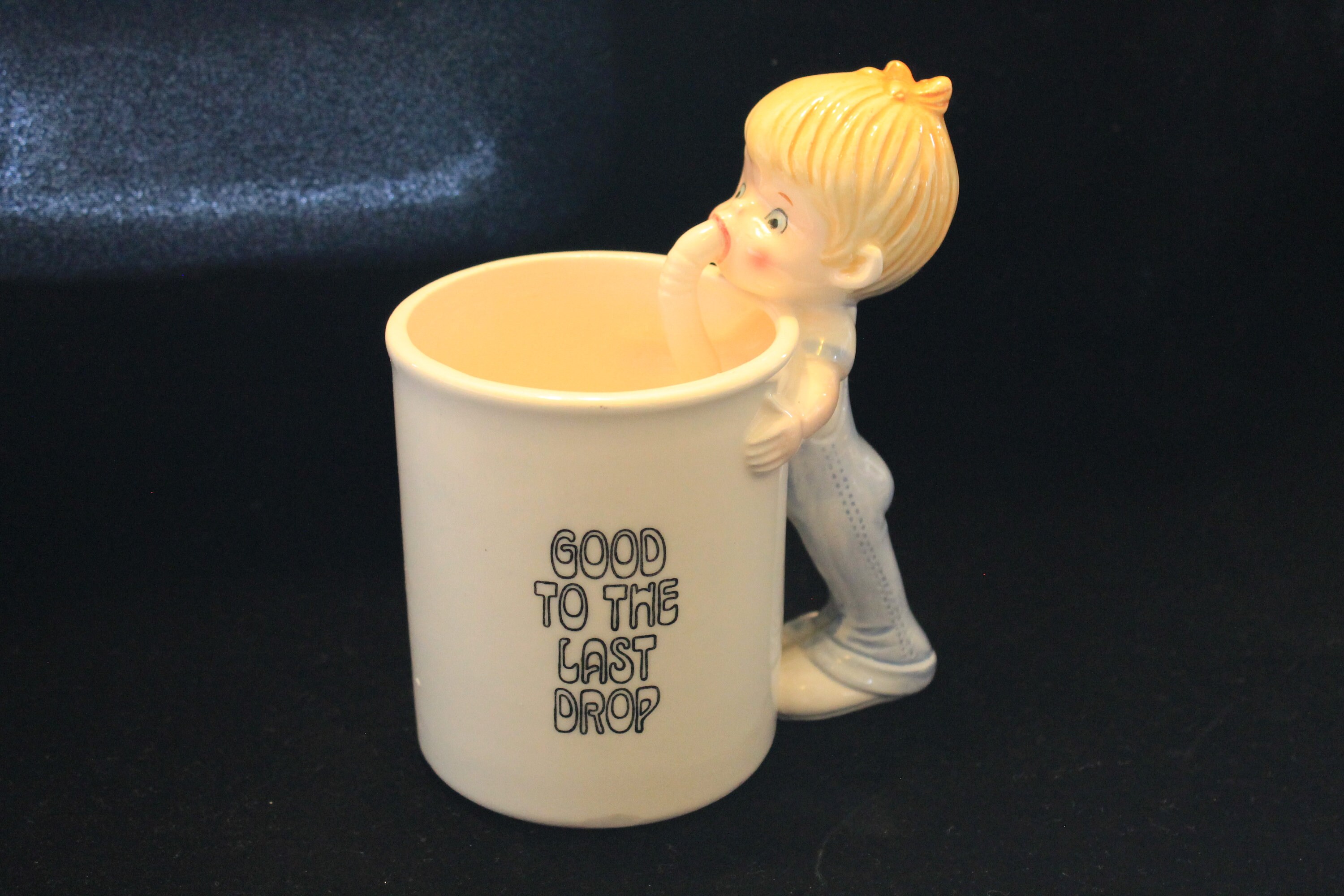 Vintage Child's Mug Good To The Last Drop | Etsy