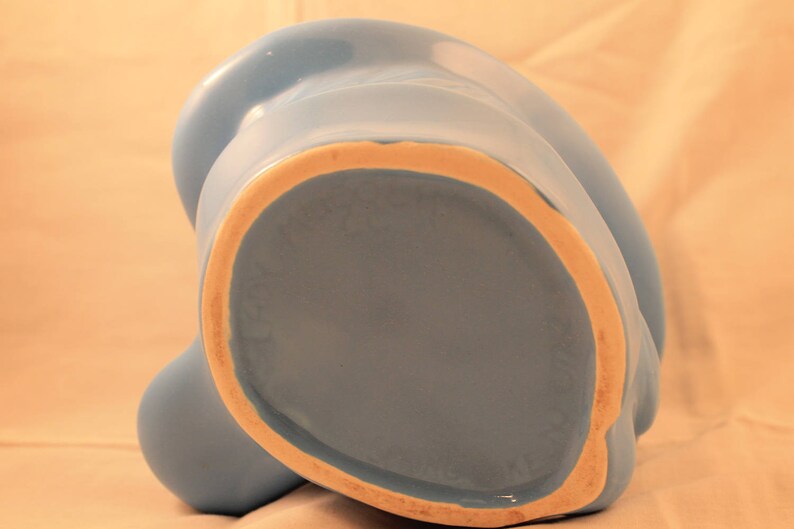 Fireman Face Toby Style Vintage Light Blue Heavy Ceramic - Etsy