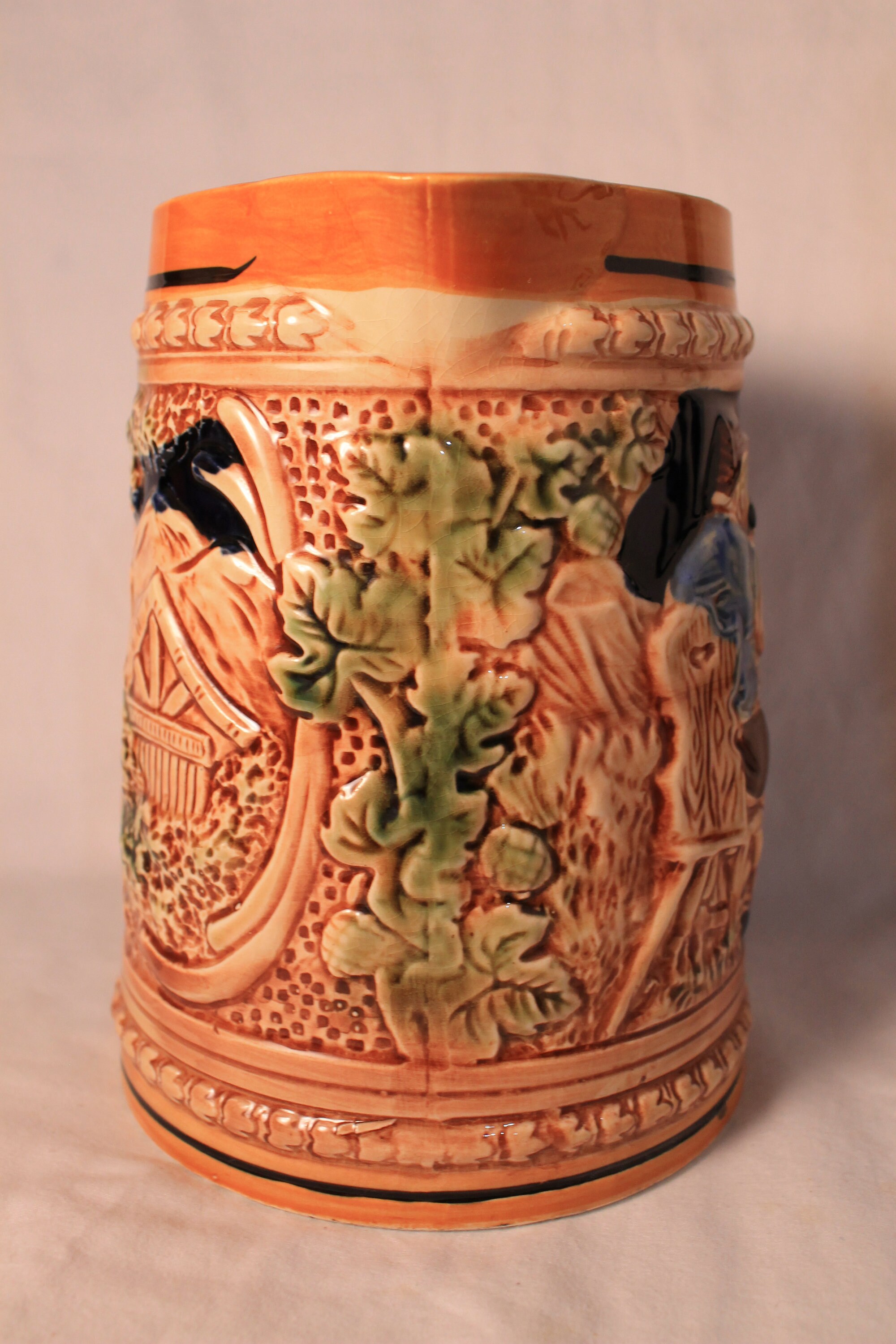 Vintage Ceramic Beer Pitcher Stein A - Etsy