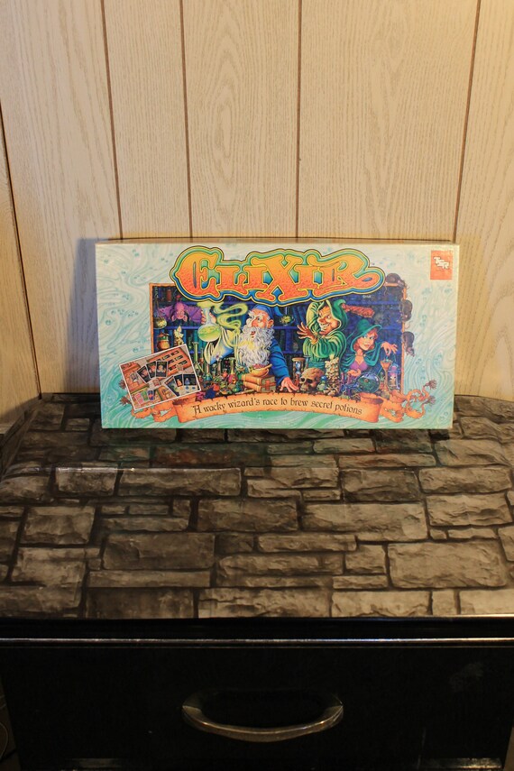 Vintage Rare Elixir Board Game by TSR 1990 Fantasy Wizards 99% - Etsy