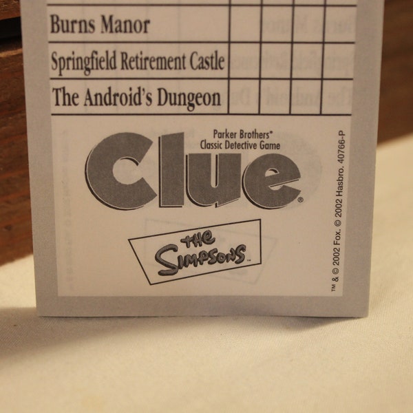 Clue Replacement Cards - Etsy