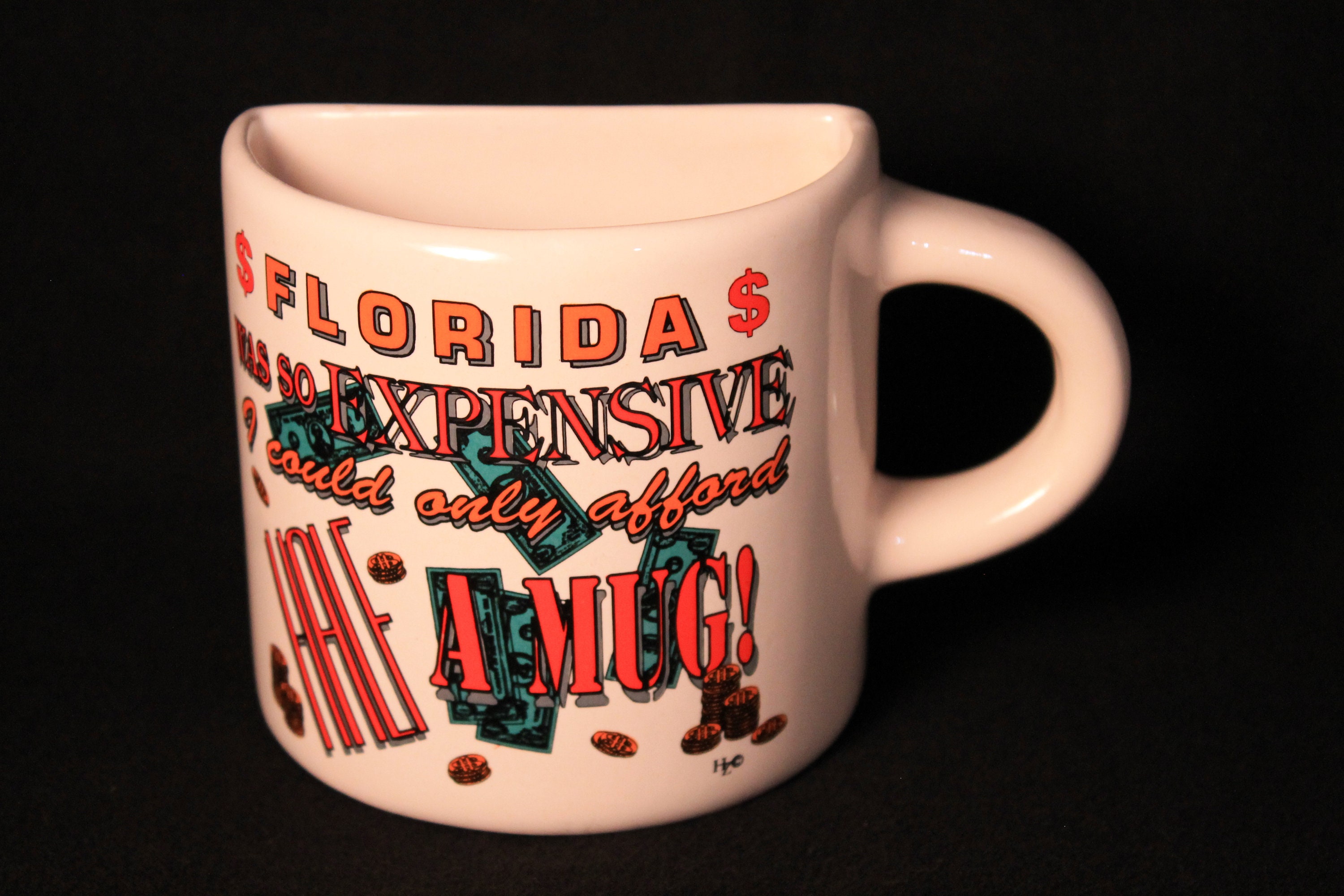 Vintage Half Mug Mug Florida Vacation Travel | Etsy