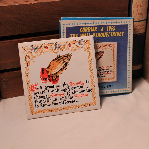 Serenity Prayer Tile - Etsy