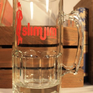 Vintage Huge 36 Oz. Slim Jim Glass Beer Mug Stock Y104 - Etsy